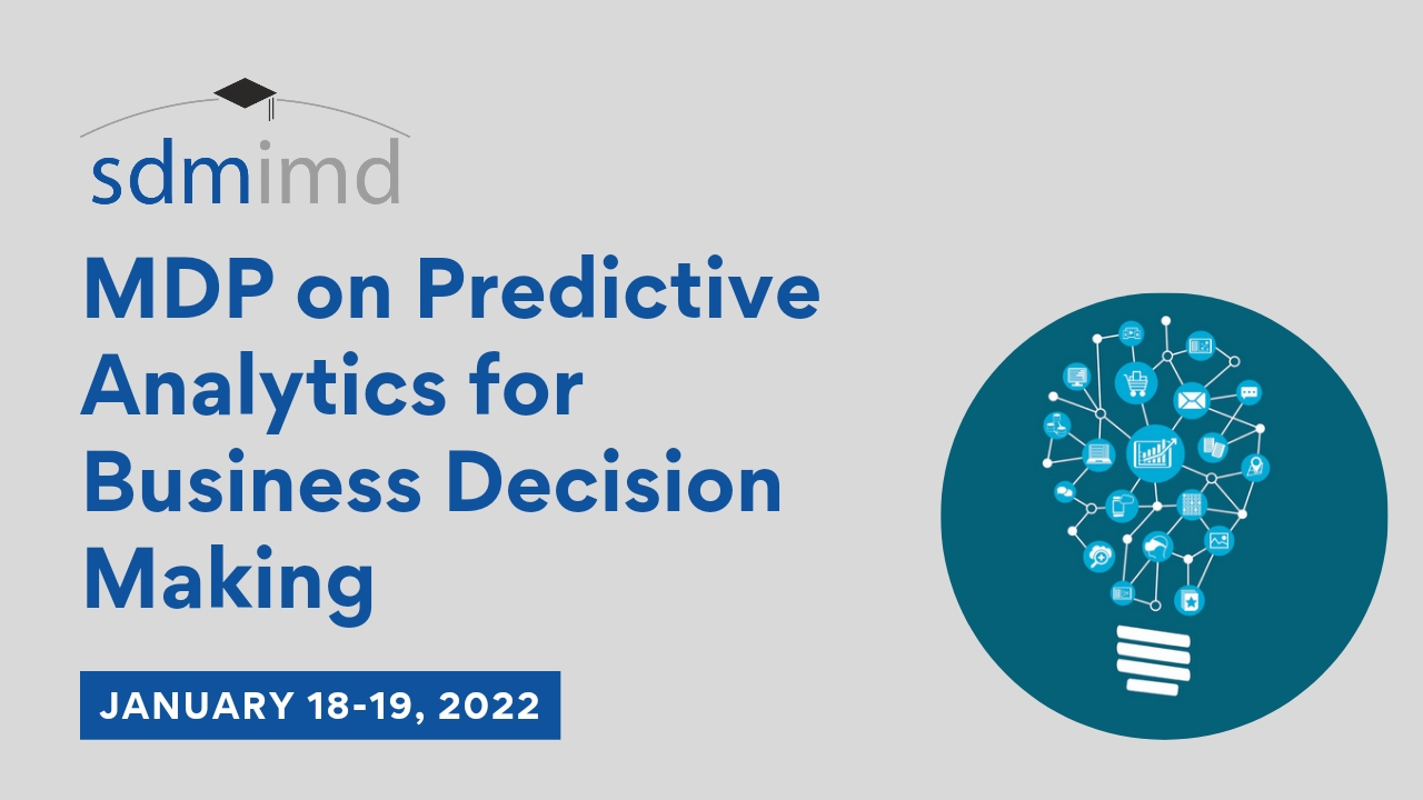 MDP on Predictive Analytics for Business Decision Making – Management ...